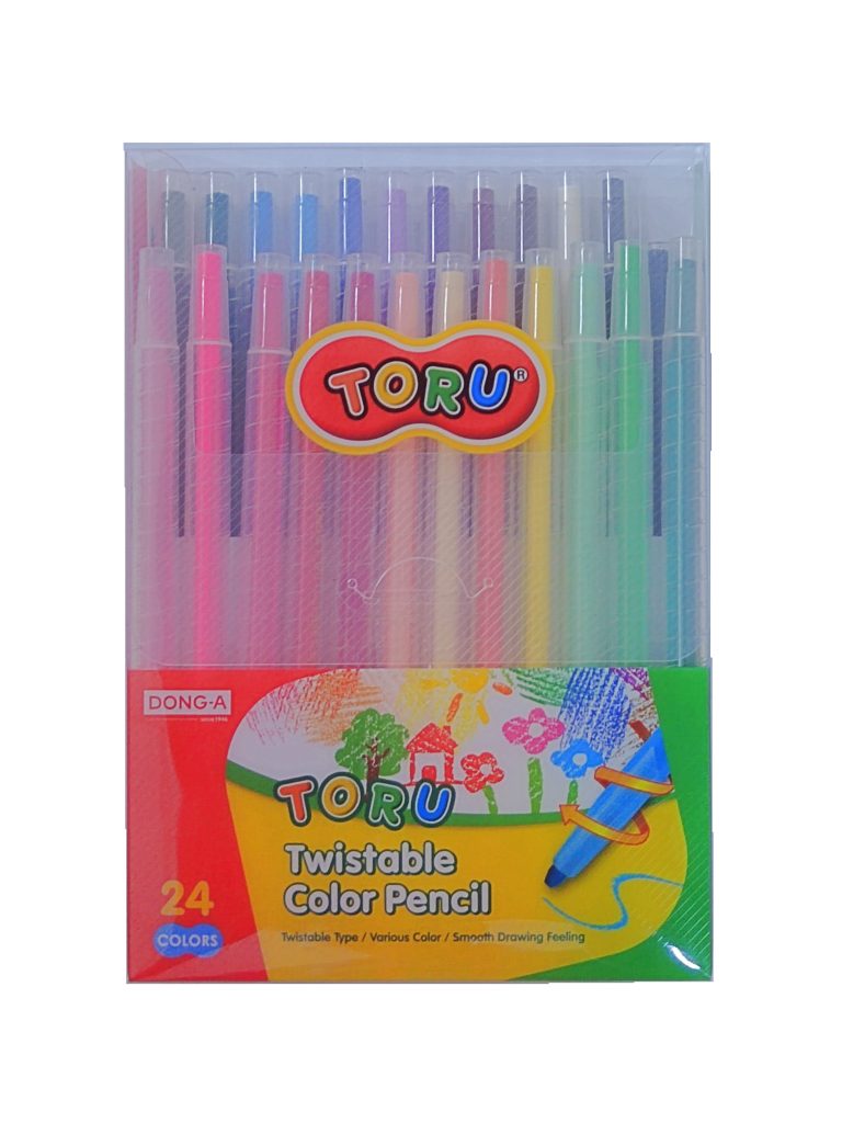 Toru Twistable Color Pencil 24 Colors | Buncho Malaysia Online Store
